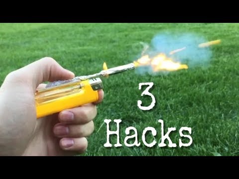 lighter pistol gun hack - YouTube