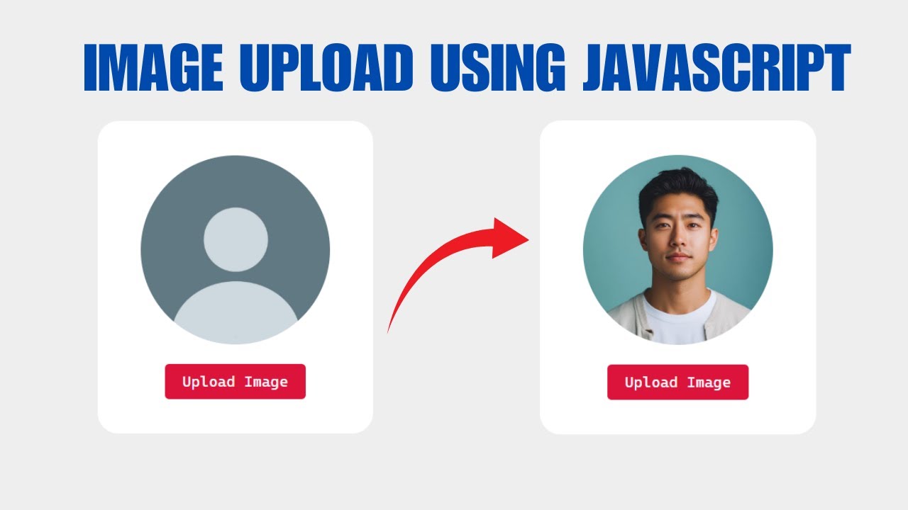 How to Upload Images on Your Website with JavaScript | HTMl & CSS - YouTube