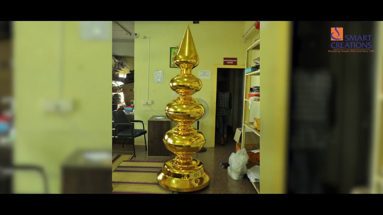 Making of Temple kalasams | www.smartcreations.in | 9884407200 - YouTube