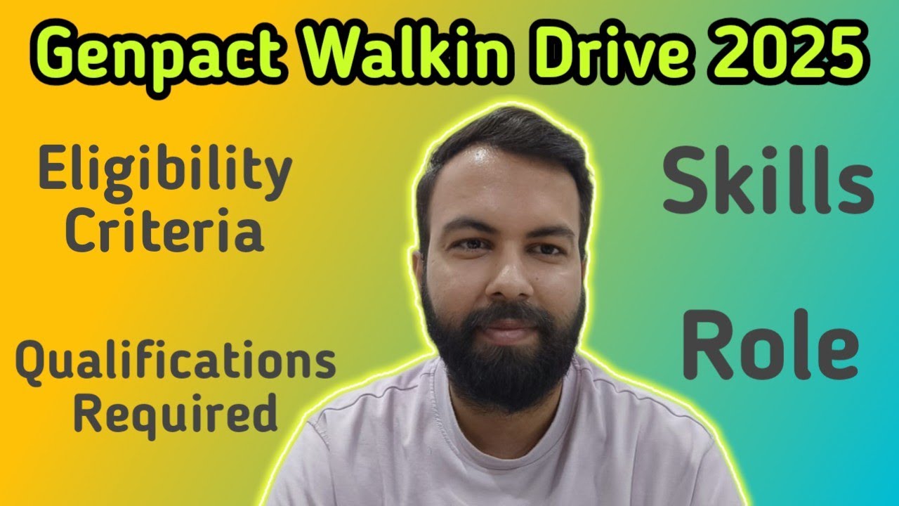 Genpact Walkin Drive 2025 | Genpact Jobs In 2025 | Genpact Walkin ...