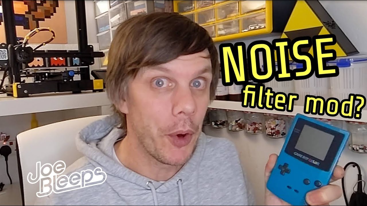 Game Boy Color noise reduction filtering capacitor mod - YouTube