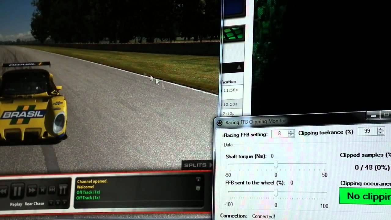 iRacing FFB Clipping Tool - YouTube