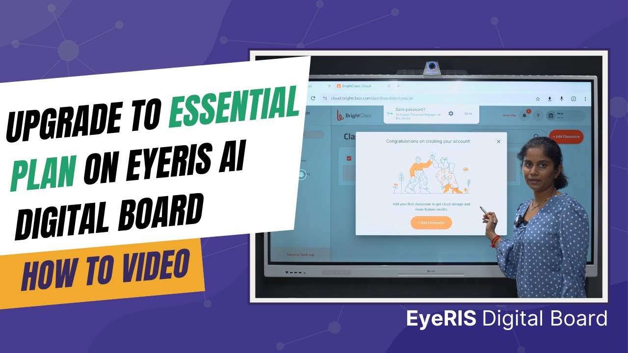 How to Upgrade to Cloud Plan on your EyeRIS AI Digital Board | Tutorial ...