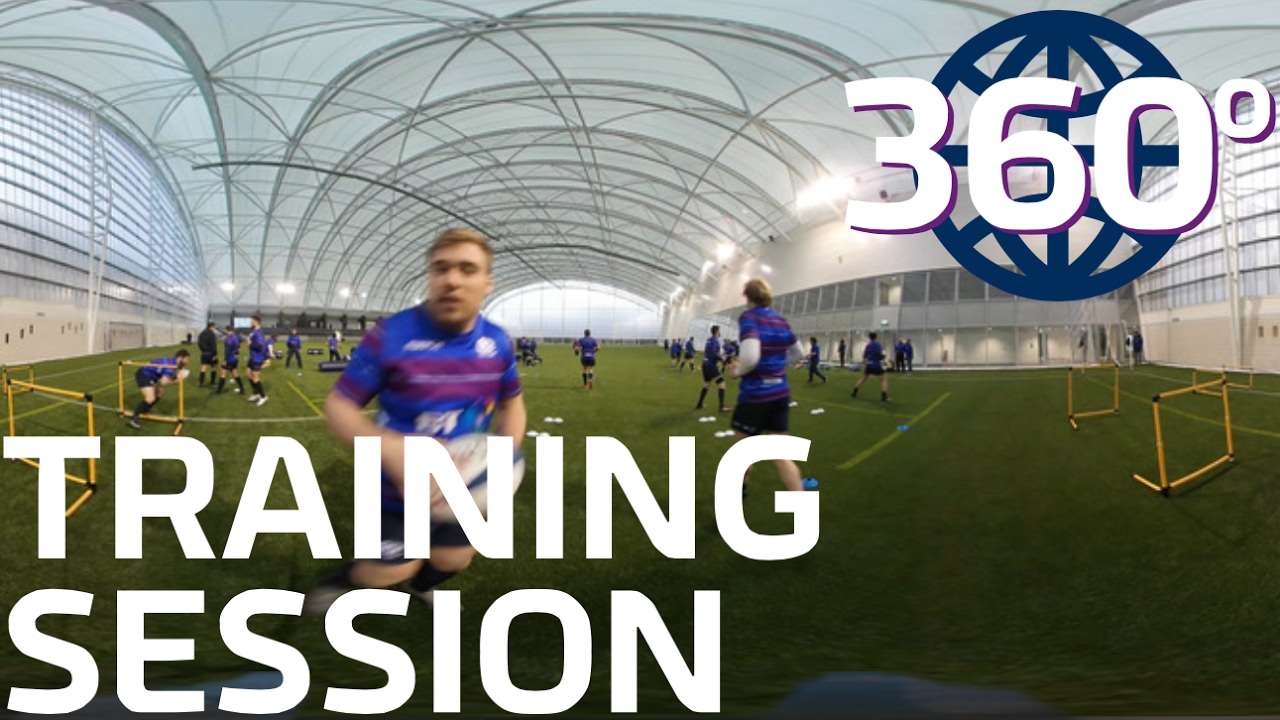 Scotland Training Session in 360° - YouTube