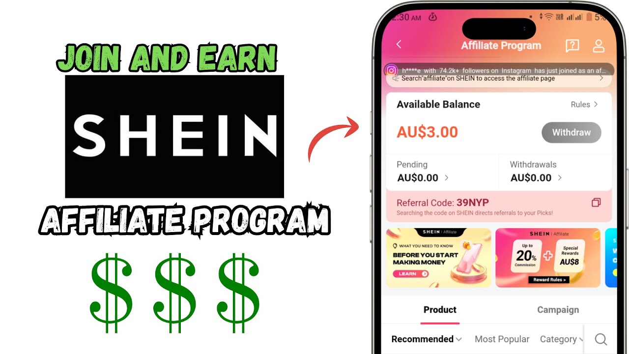 How to Join and Earn from the SHEIN Australia Affiliate Program 2025 ...