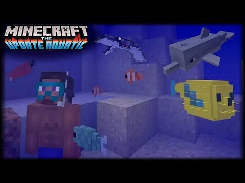 DELFINES, PECES Y MAS EN MINECRAFT 1.2.X - ACTUALIZACIÓN ACUÁTICA ...