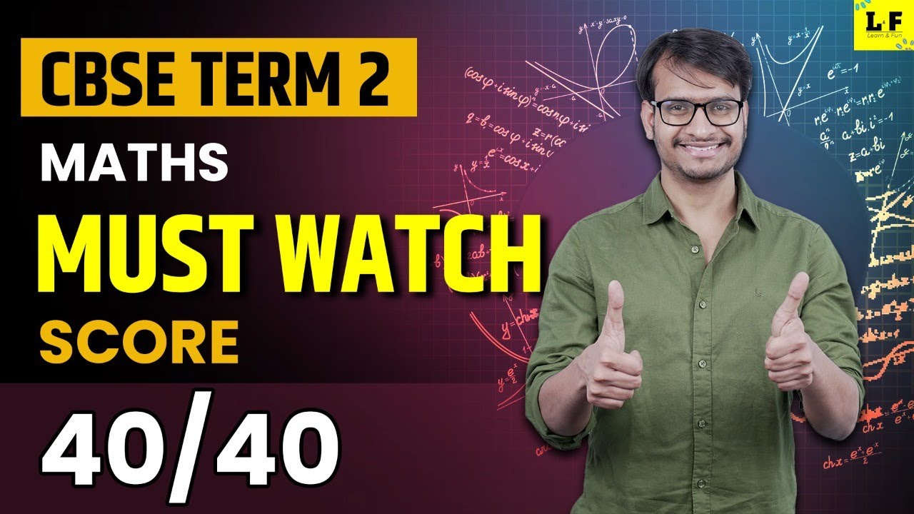 CBSE Class 12 | Maths | Most Important Topics | Complete Syllabus ...