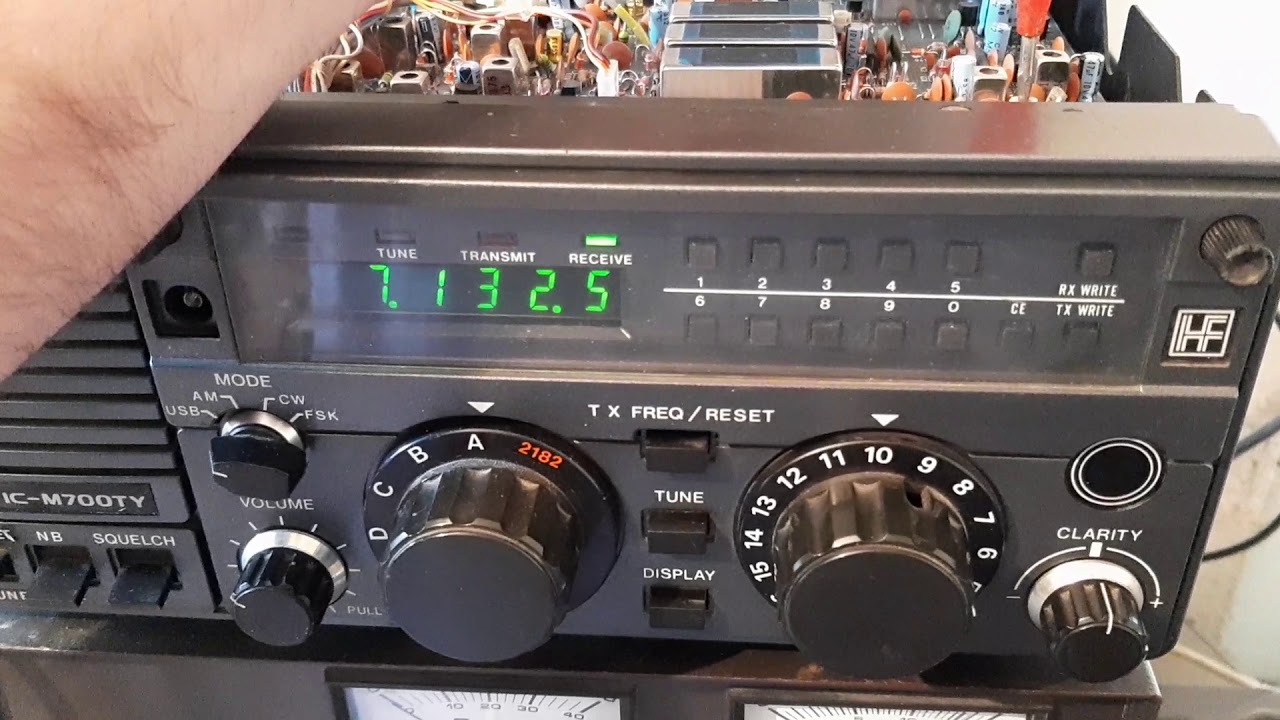 ICOM IC-M700 HF SSB Transceiver: Adjust RX Noises - YouTube