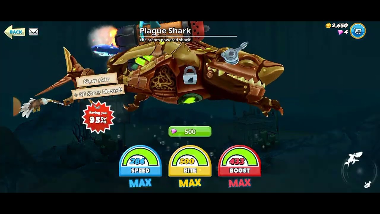 hungry shark - YouTube