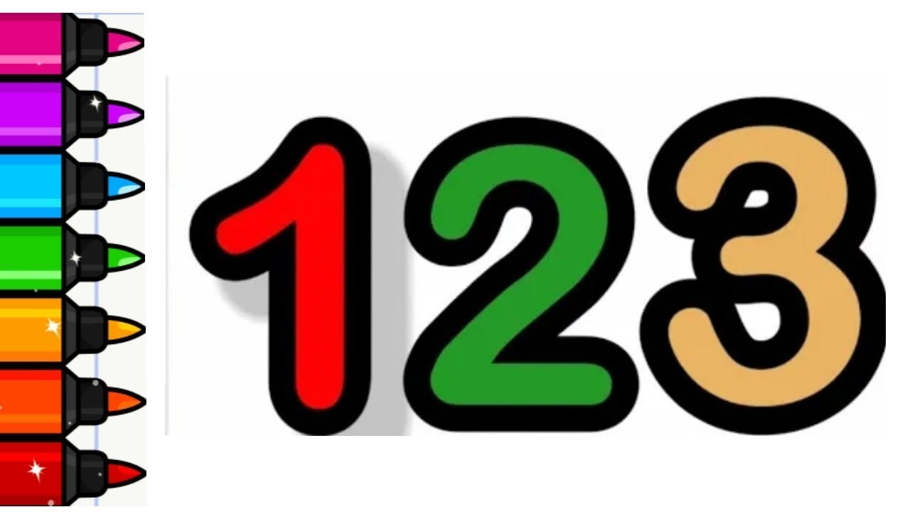 123 counting learning | 123 numbers counting | number names | number ...