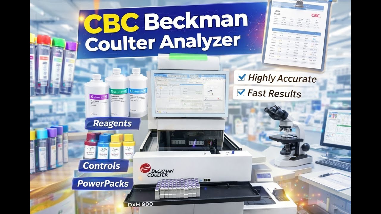 CBC Machine Explained | Beckman Coulter Hematology Analyzer - YouTube