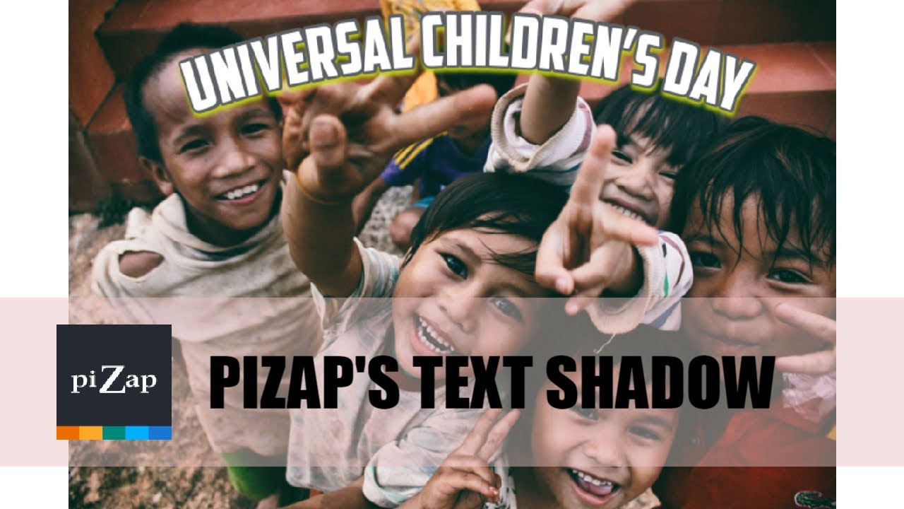 piZap's Quick Photo Editing Tutorial: piZap's Text Shadow - YouTube