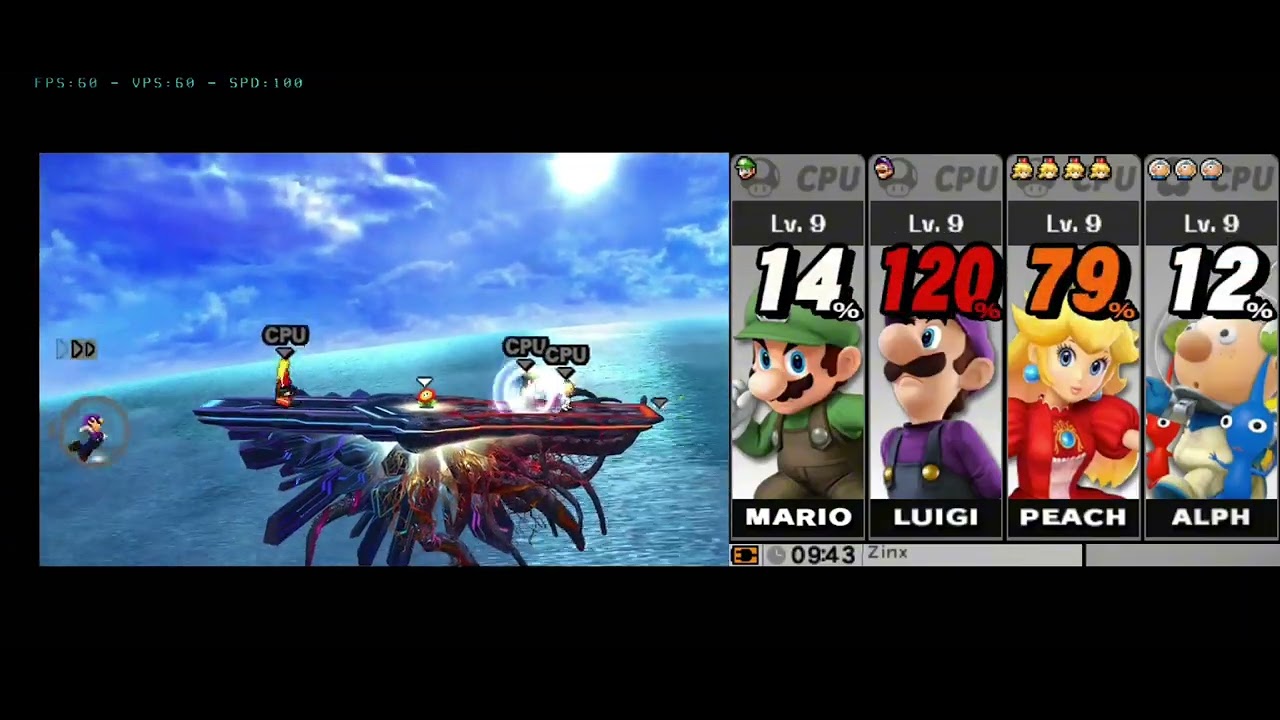 Super smash bros 3ds CPU battle (4K UHD) - YouTube