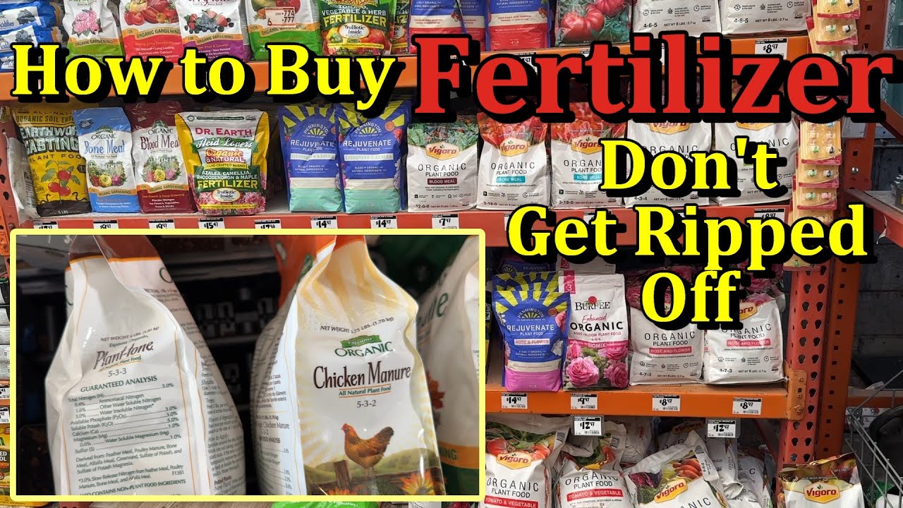 How to Buy Garden Fertilizers And Not Get Ripped Off (An Actual Visit ...