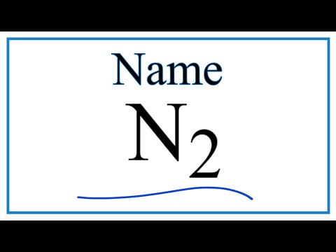 How to Write the Name for N2