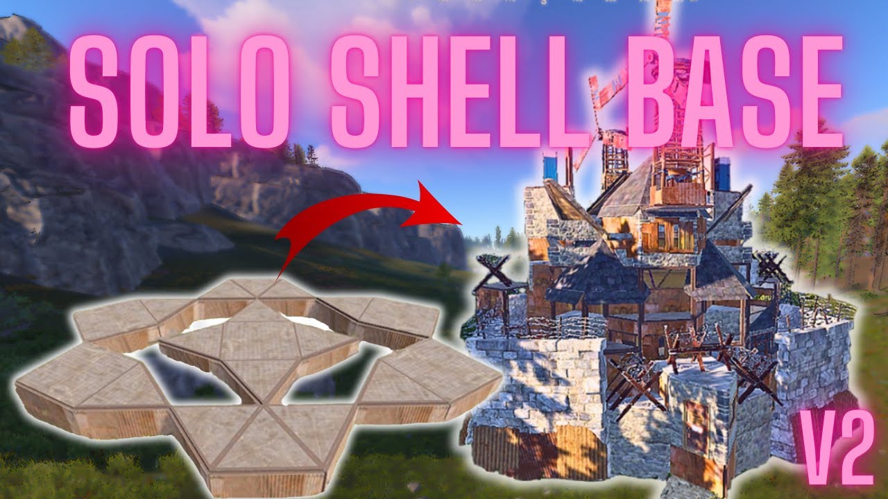Rust cheap Solo Shell Base v2 | Bunkers | reupload - YouTube