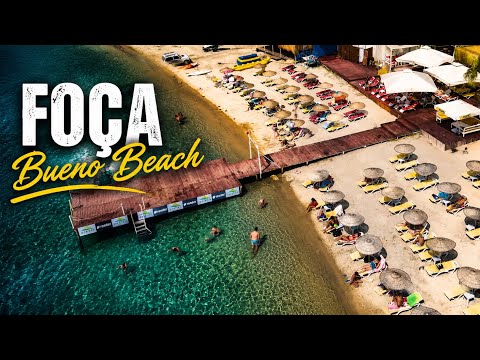 Bueno Beach Club Drone | Foça’nın Gizli Cenneti 4K