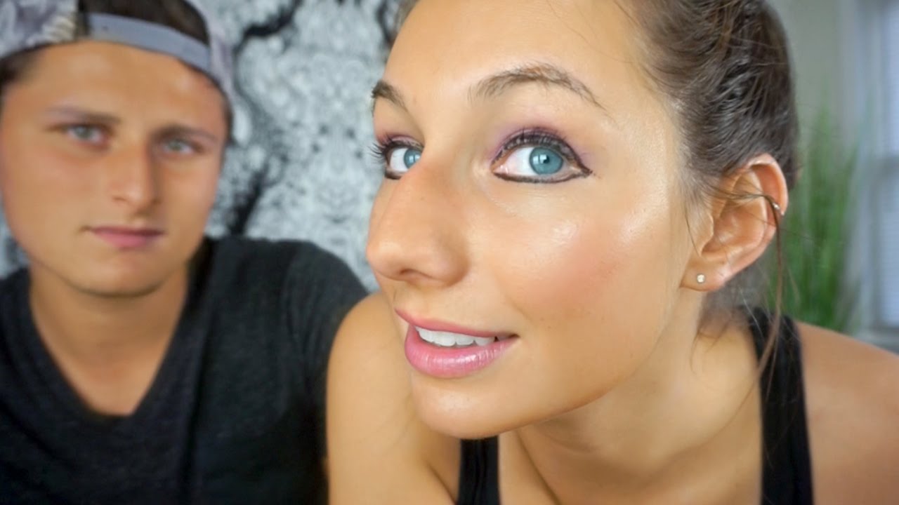 GIRLFRIEND MAKEUP CHALLENGE - BF VS GF CHALLENGE - YouTube