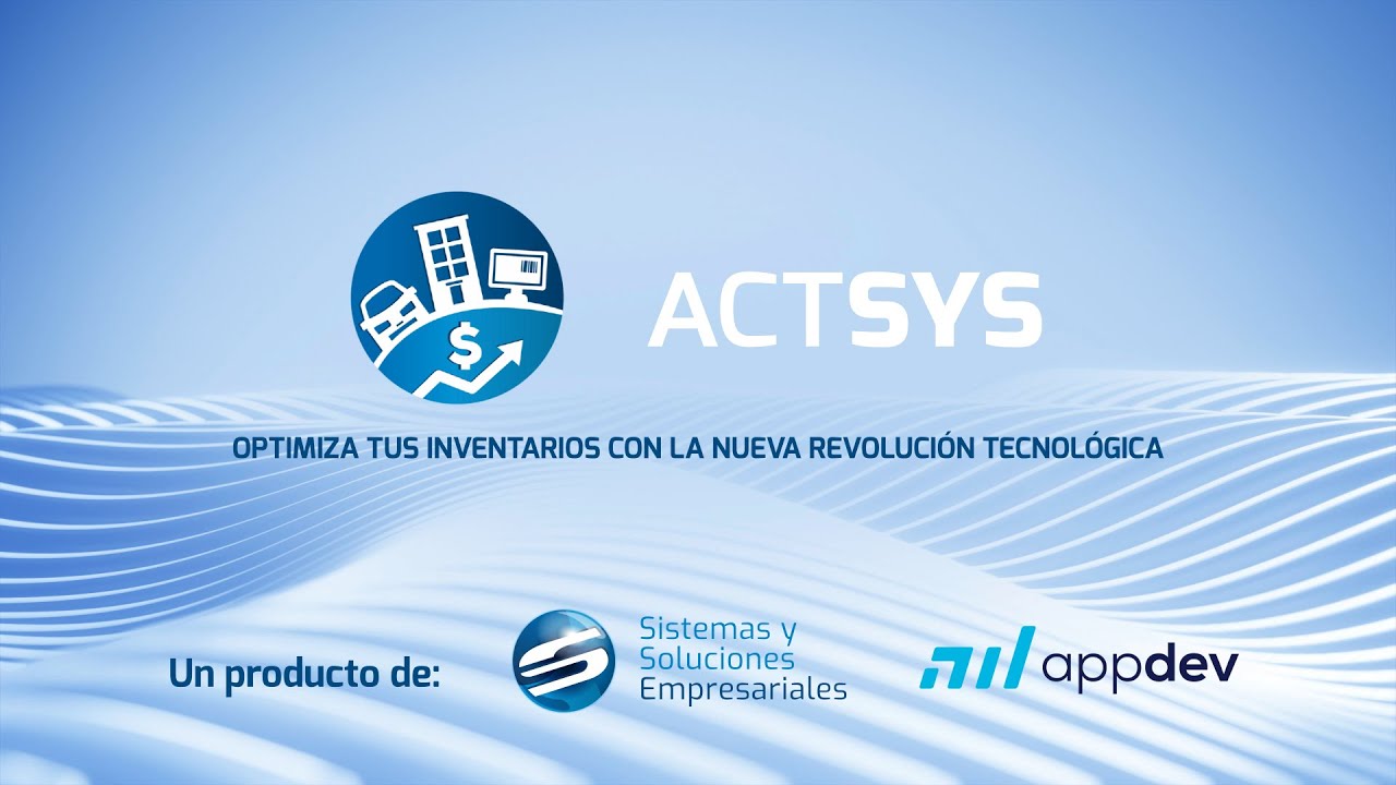 ACTSYS Inventarios Activo Fijo y Productos : - YouTube