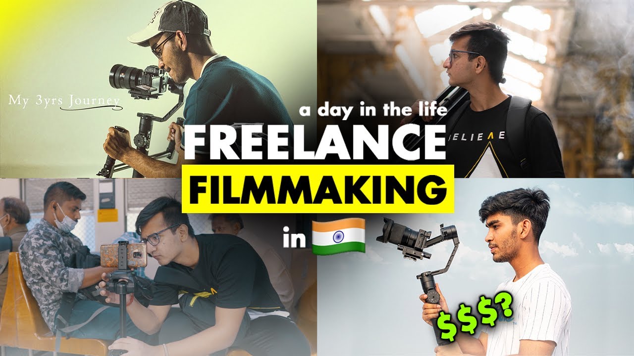 A day in the life of a FREELANCE FILMMAKER in INDIA ft. @Loststoner 🎬 ...