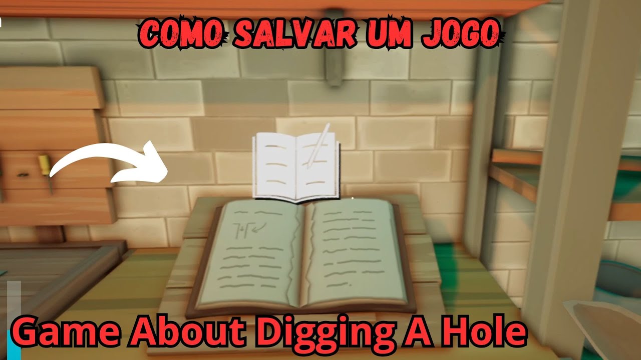 TUTORIAL Como salvar seu jogo no jogo A Game About Digging A Hole ...