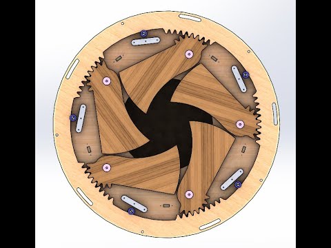 Wood Rotating Dining Table Design -TBRI52000800800V1 - YouTube