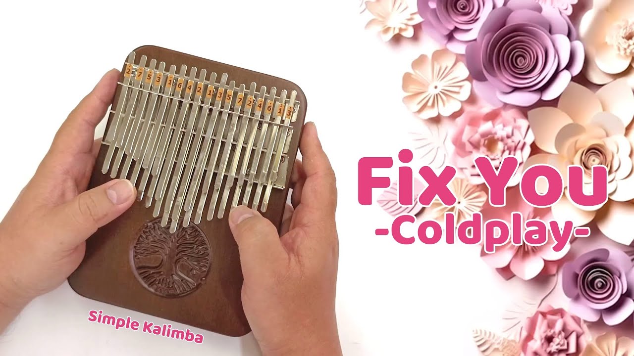 Fix You (Coldplay) - Kalimba Cover with Tabs - YouTube