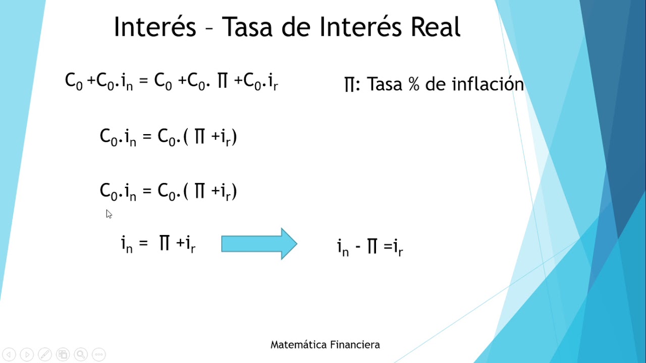 Interés Vencido y Adelantado 💲Tasa de Interés Real 📊 Matemática ...