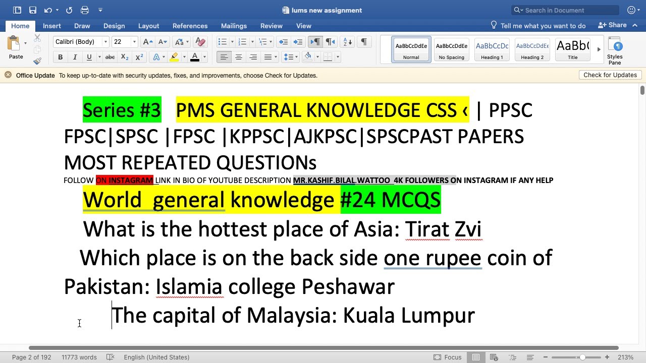 general knowledge repeated questions in pms one paper of ppsc and fpsc ...