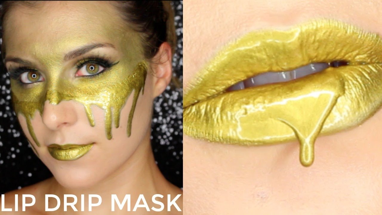 Easy Halloween Makeup Idea: Drip Mask with just 3 products! | Bailey B ...
