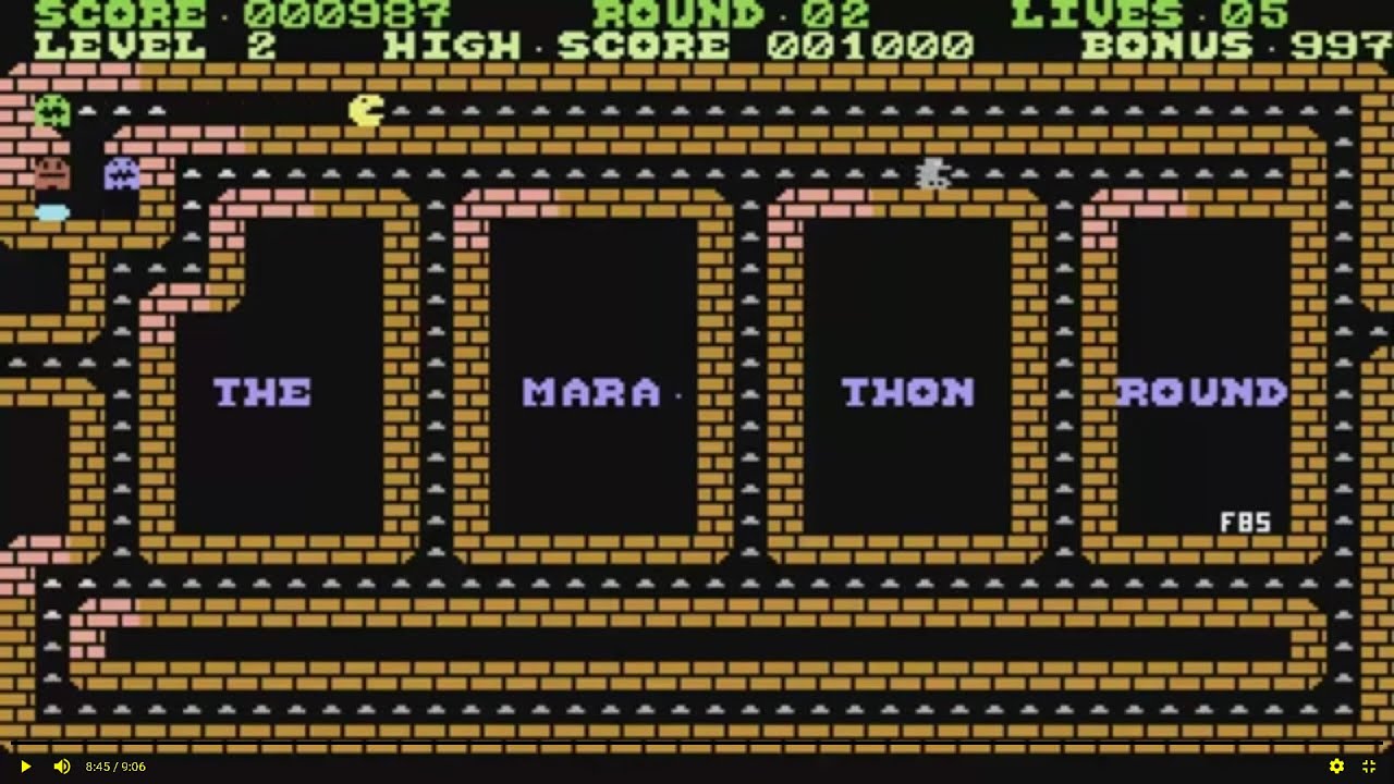 PACMAN PAC MAN +3 OTHER GAME By LAXITY PD d64 C64 COMMODORE 64 ...