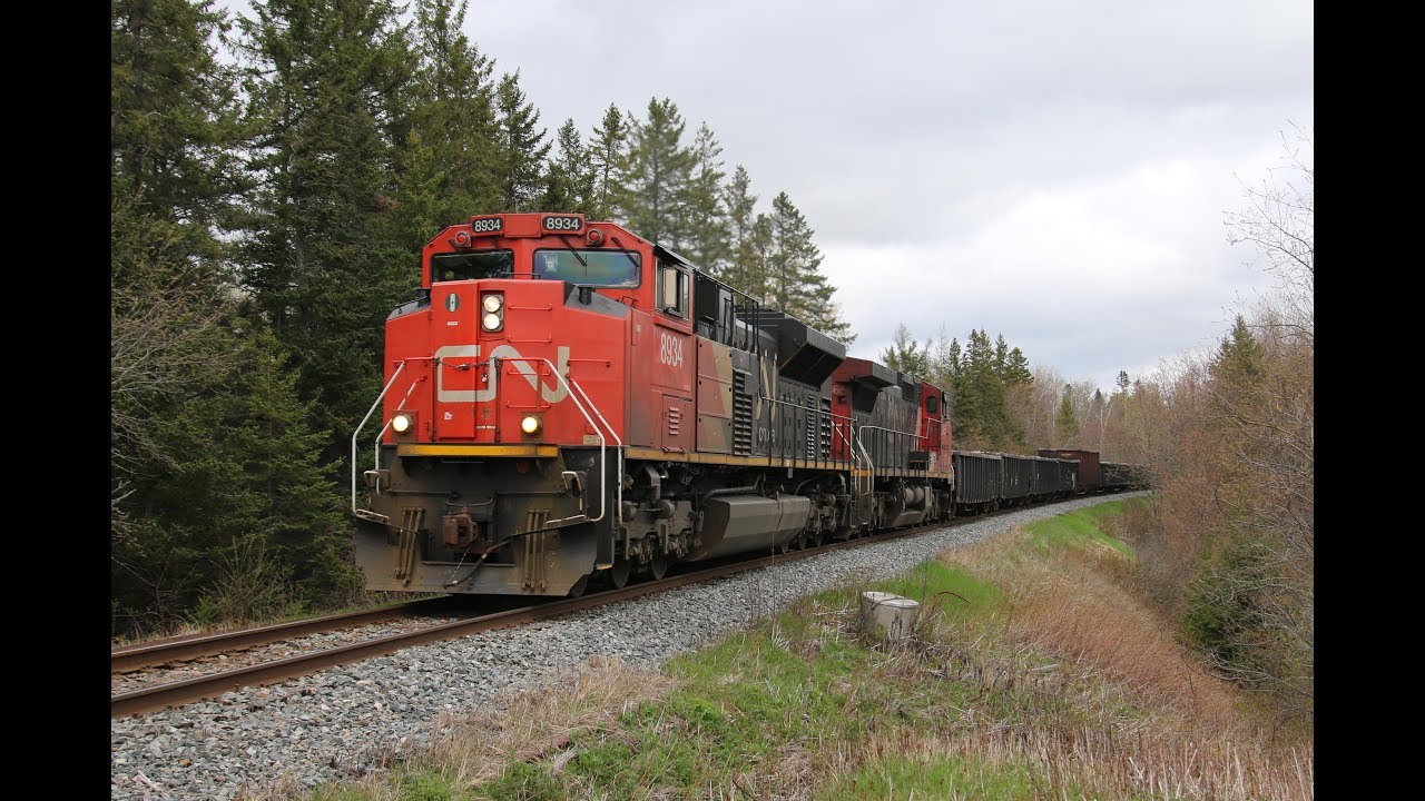 CN 8934 and 2465 lead the daily 406. - YouTube