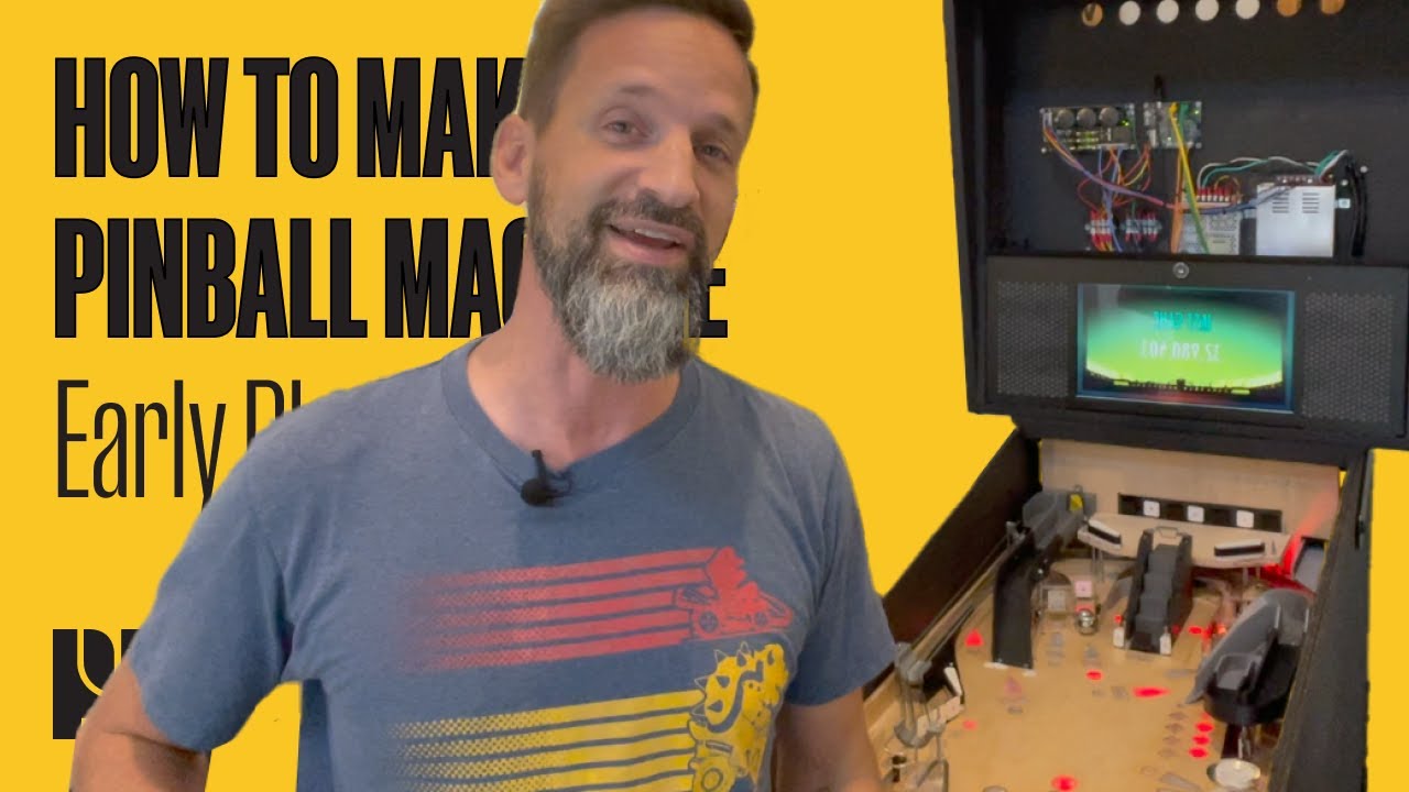 HOW TO MAKE A PINBALL MACHINE: Early Playtesting - YouTube