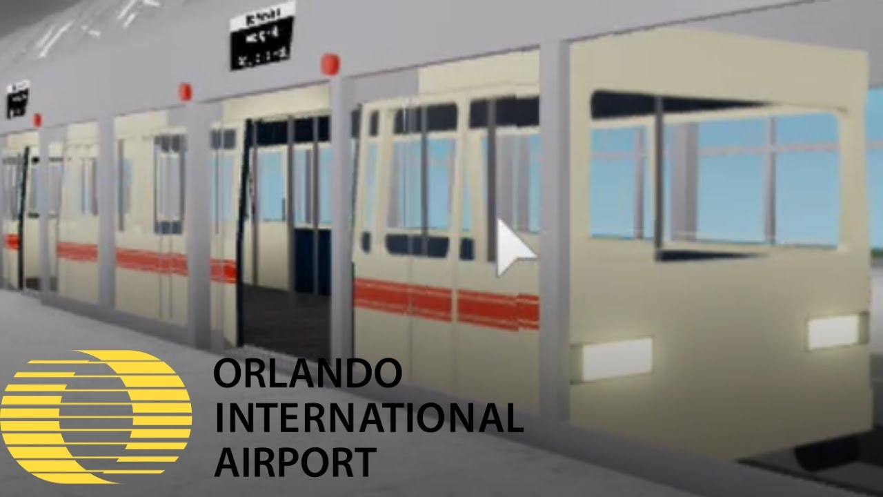 Orlando Airport (MCO) Tram Game Round Trip - YouTube