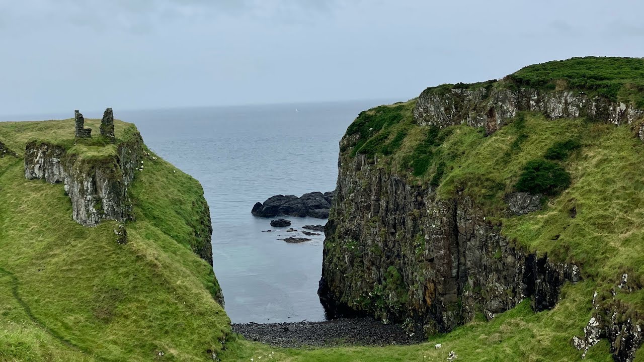 DUNSEVERICK CASTLE CAUSEWAY COAST The Church History Trail - YouTube