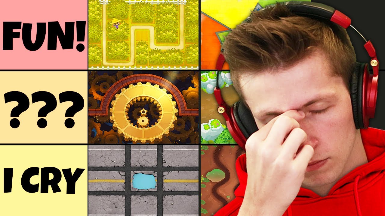The BEST Map in BTD 6! (Map Tier List) - YouTube