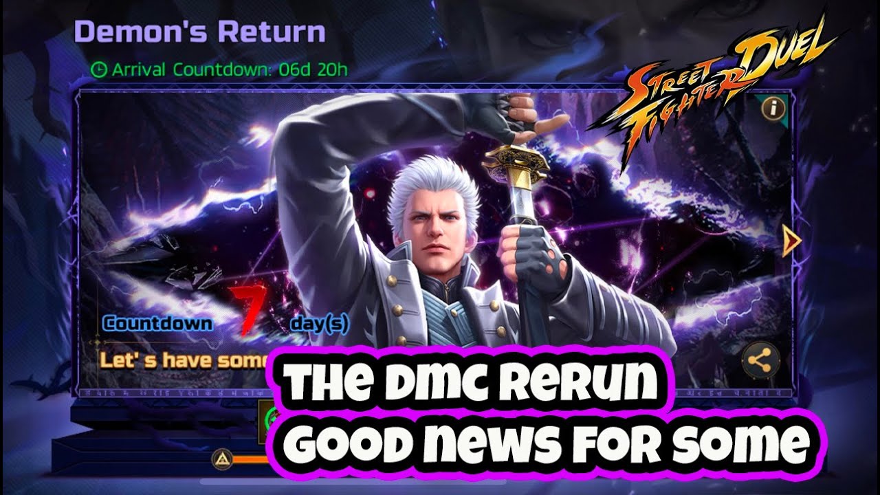 VERGIL RERUN FINALLY HIS EX MOVE RETURNS Good News for some players ...
