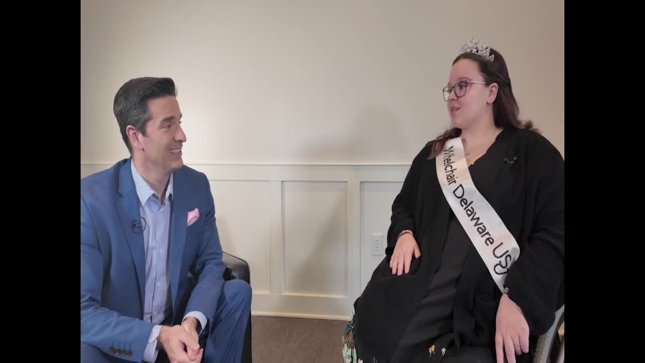 Inspiring Firsts: Amy Simonson, Ms. Wheelchair Delaware USA - YouTube