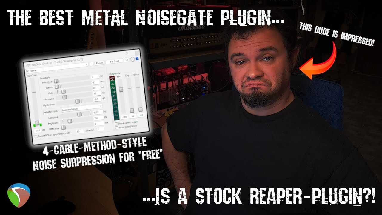 Use this STOCK REAPER-Plugin to get ultra-TIGHT Chugs! || ReaGate "C ...