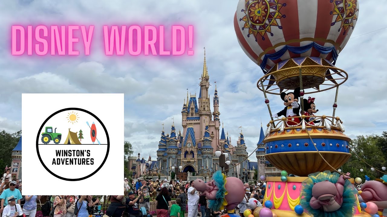 Winston goes to Disney World Magic Kingdom - YouTube