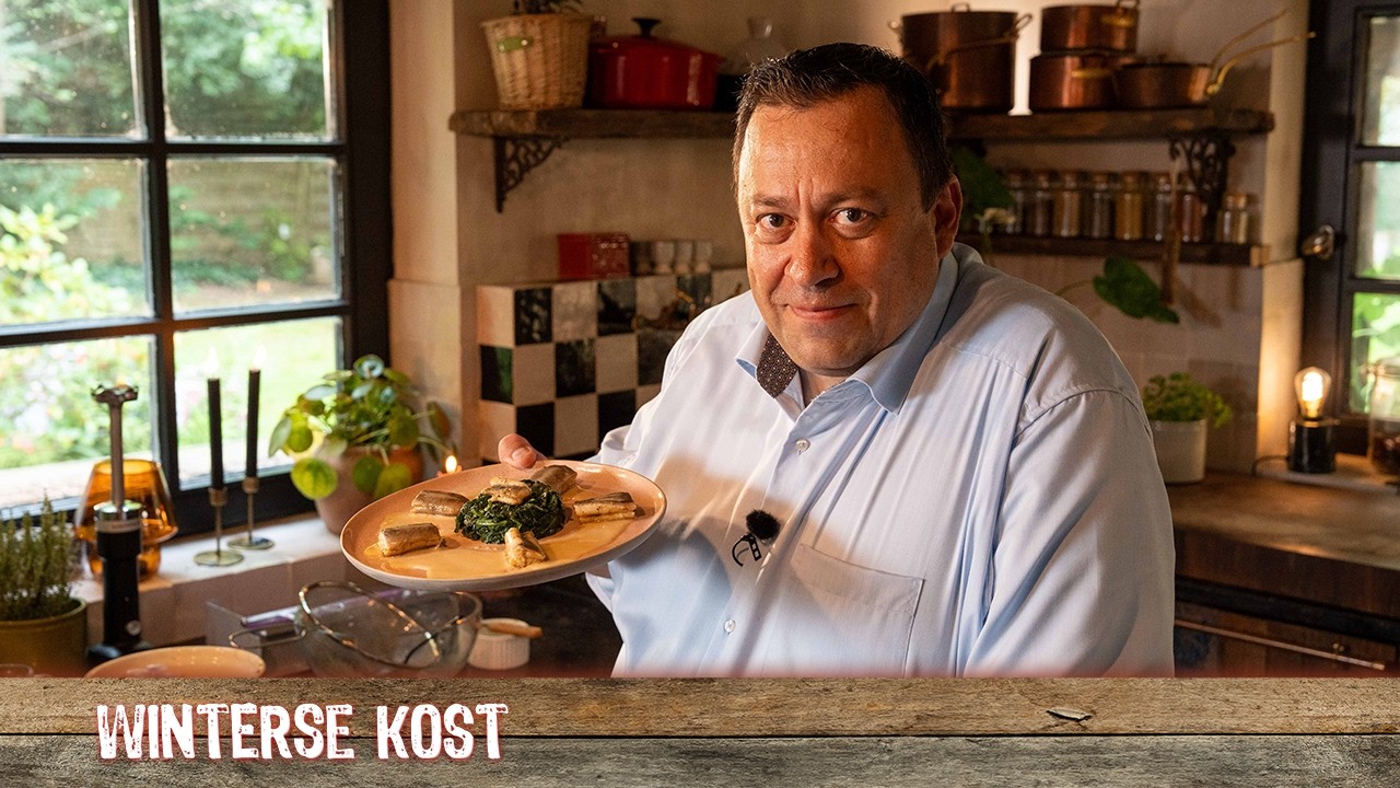 Gebakken paling met spinazie en witte wijnsaus | Winterse Kost - YouTube