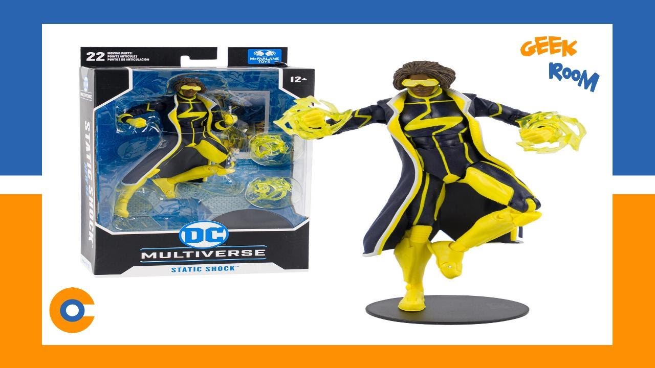 Geek Room | DC McFarlane Multiverse - Static Shock Action Figure Review ...