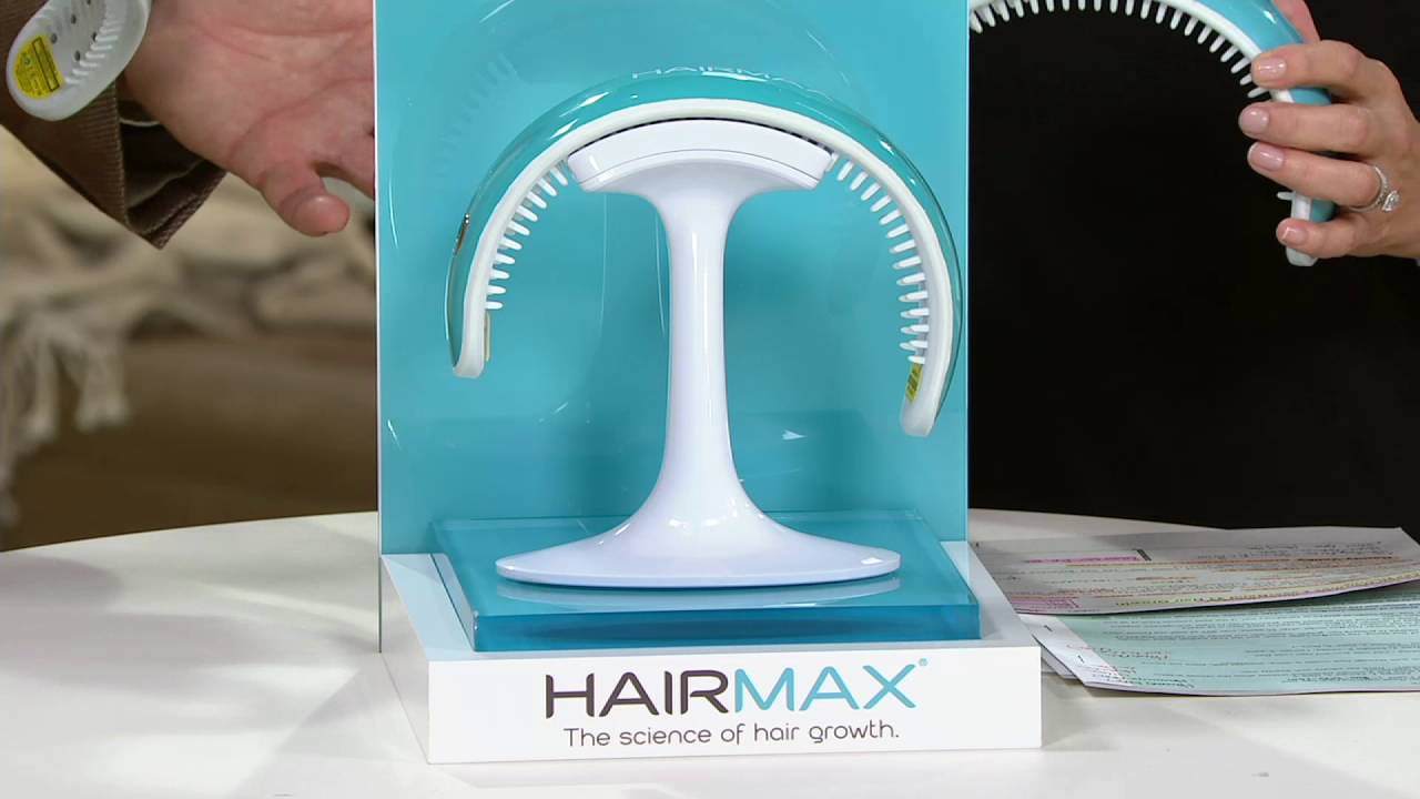 Hairmax LaserBand 41 Hair Growth Laser Device on QVC - YouTube