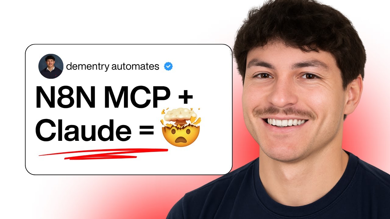 Build Workflows with AI : Connecting N8N MCP to Claude (No More JSON Copy/Paste) - YouTube