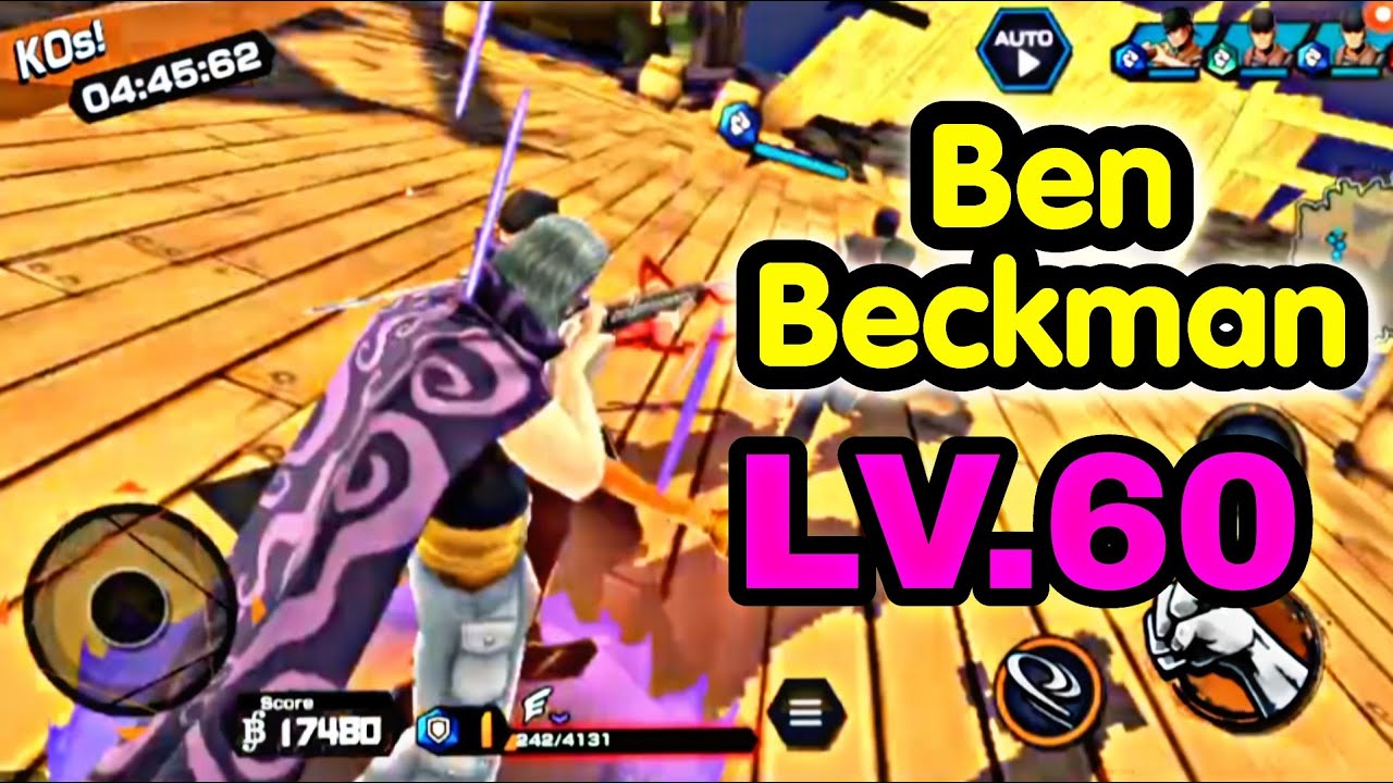 one piece bounty rush New personal experience ben Beckman [lv.60] - YouTube