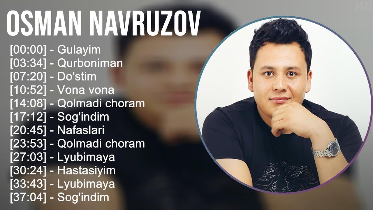 Osman Navruzov 2025 MIX Top Hits - Gulayim, Qurboniman, Do'stim, Vona ...