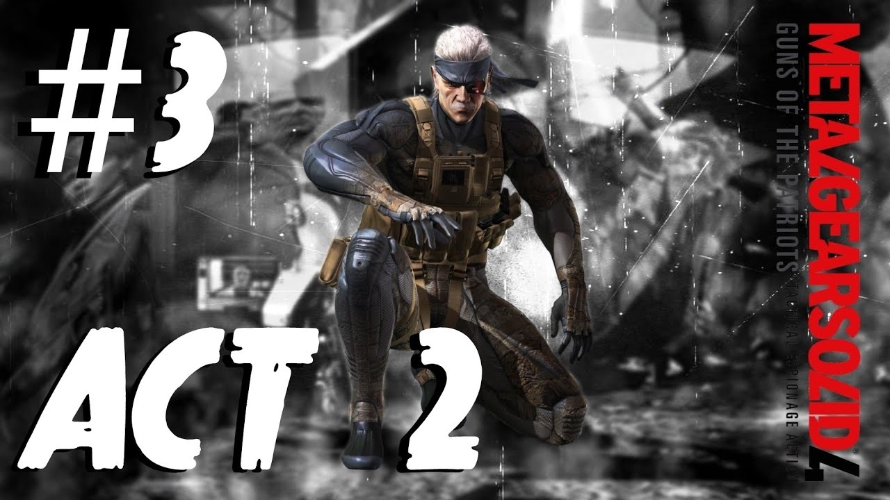 MGS4 Big Boss Run #3 - Primeiro Boss Me Macetou :( - YouTube