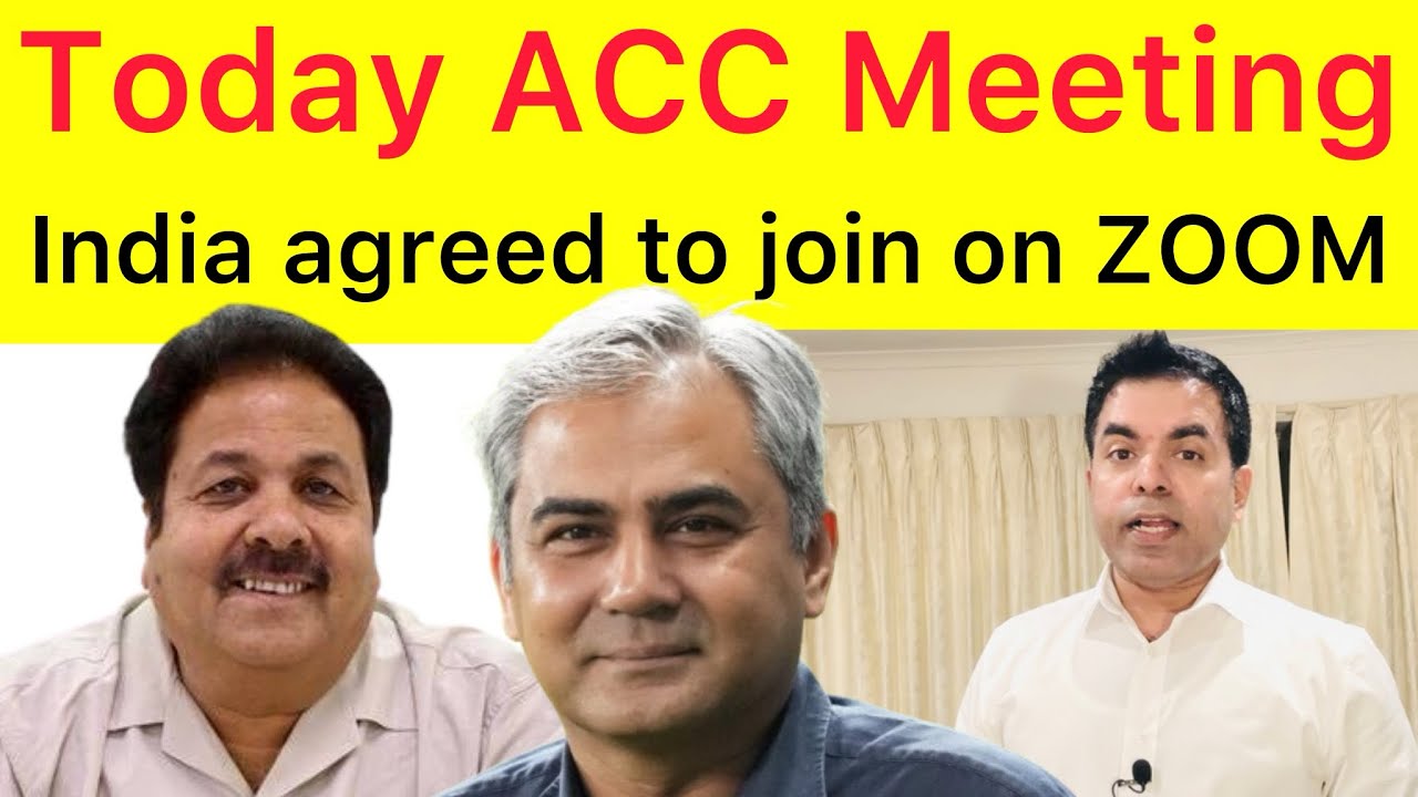 BIG BREAKING 🛑 India surrender | BCCI will attend ACC meeting today in Dhaka visa ZOOM LINK ...