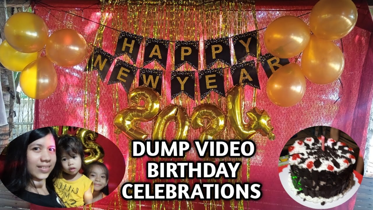 DUMP VIDEO NEW YEAR/BIRTHDAY CELEBRATIONS Ichacha santain - YouTube