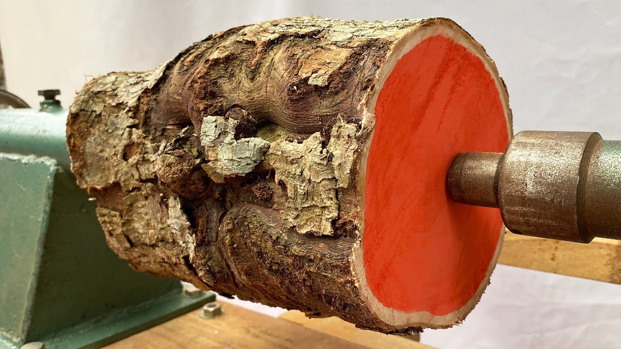 Wood Turning - The Technique Of Shaping Wooden Blocks Is Unique - YouTube